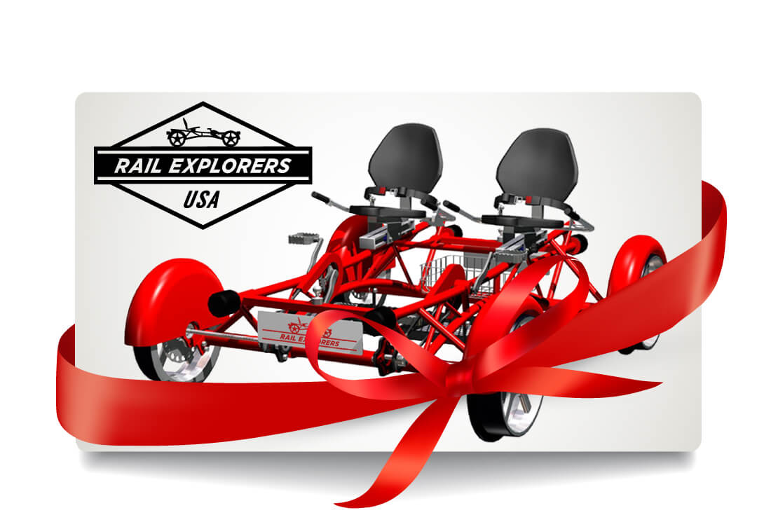 Gift cards for Rail Explorer tours - Rail Explorers USA